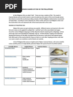 Fish Names in Marathi | PDF | Fishing Industry | Aquatic Animals