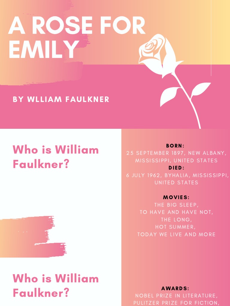A Rose For Emily | PDF | William Faulkner