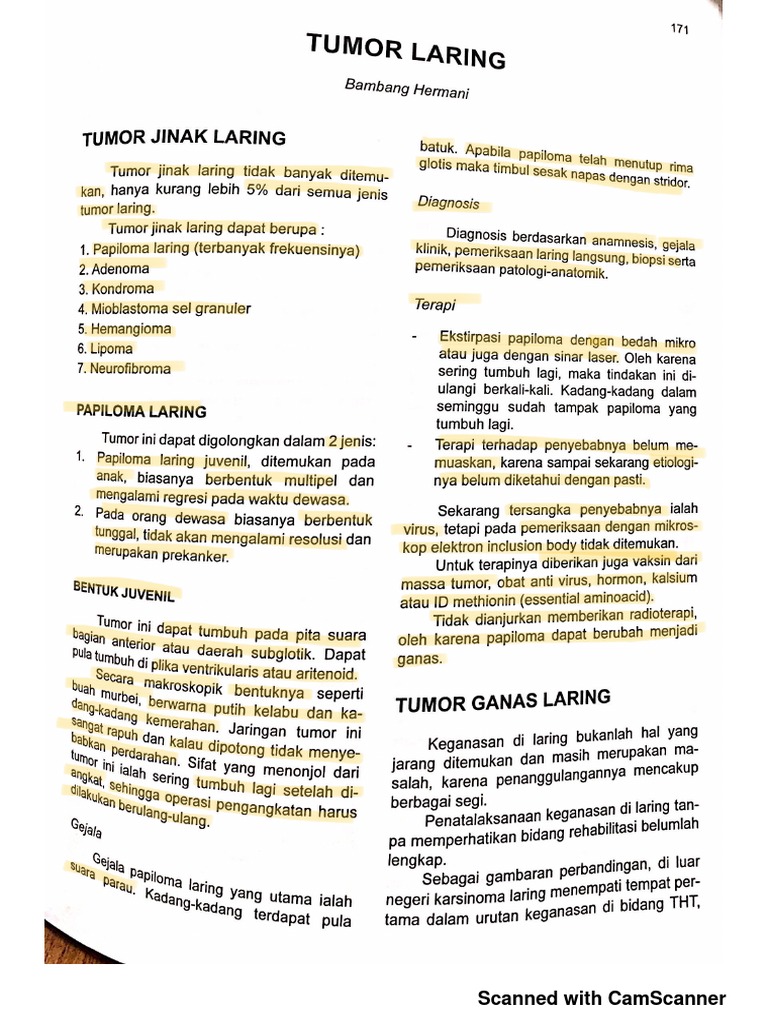 Tumor Laring - 20191023095838 | PDF