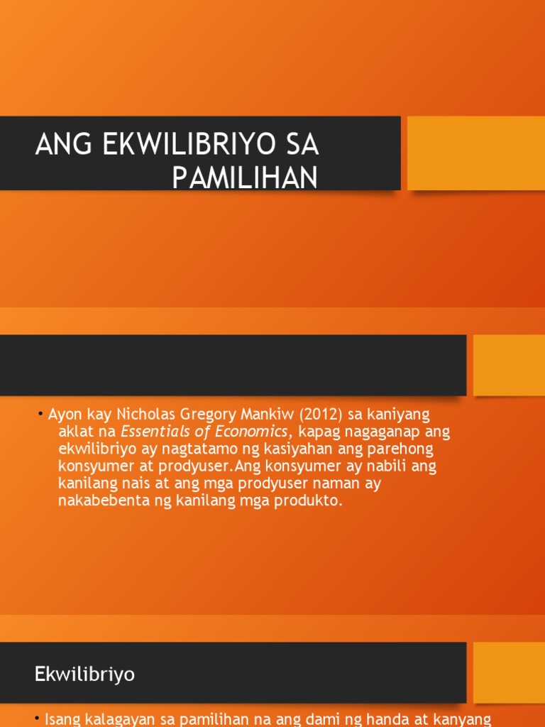Ekwilibriyo | PDF