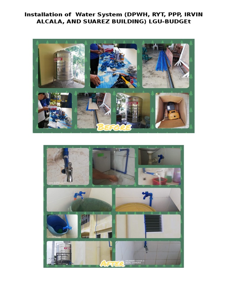 DPWH Water System Installation Overview | PDF | Computers | Technology ...