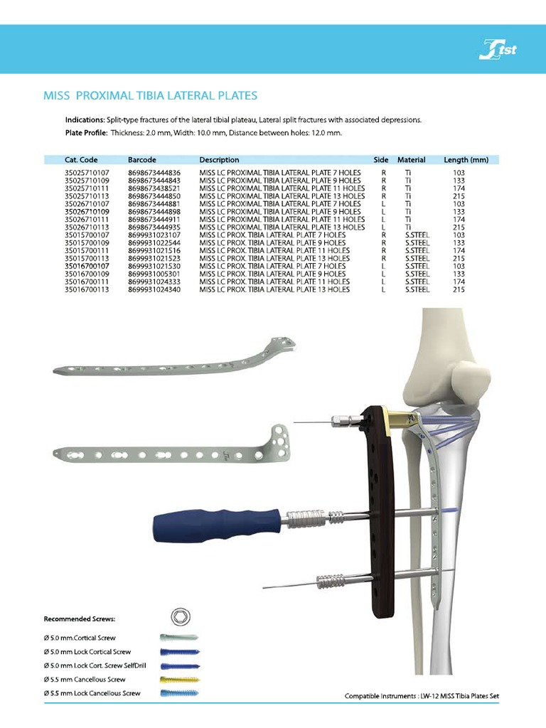 Miss Prox Tibia Lateral | PDF