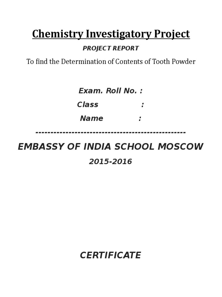 Tooth Powder Composition Analysis | PDF | Human Tooth | Chemical Compounds