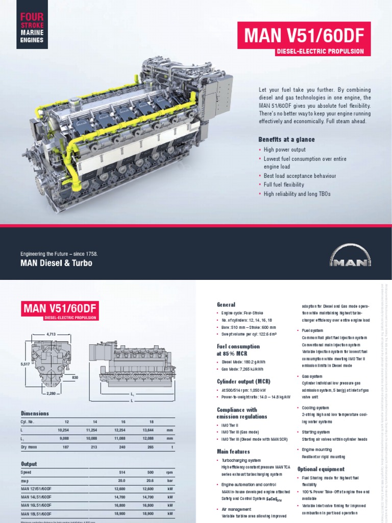 Man v51 E2f3 | PDF | Diesel Engine | Turbocharger