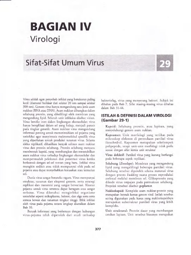 Sifat-Sifat Umum Virus | PDF