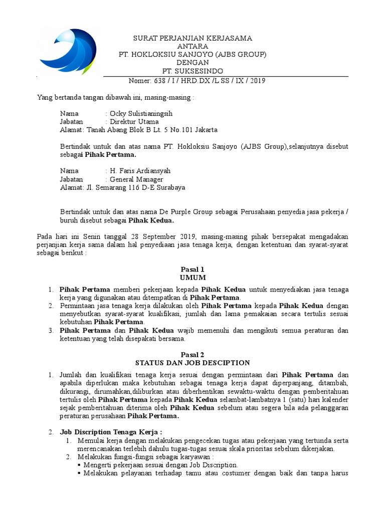 Contoh Surat Rahasia | PDF