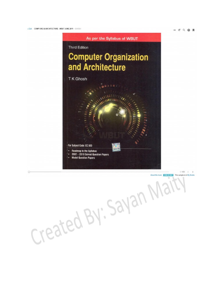 COA Book TK Ghosh | PDF