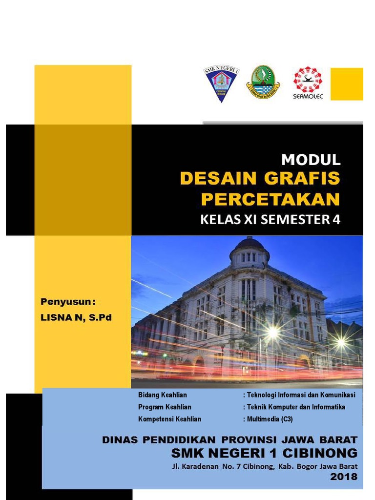 Modul Desain Grafis Percetakan Kelas Xi Sem 4 | PDF
