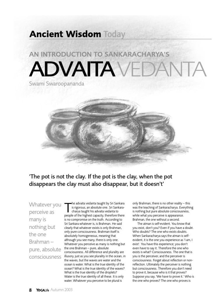 Advaita Vedanta | Download Free PDF | Brahman | Ātman (Hinduism)