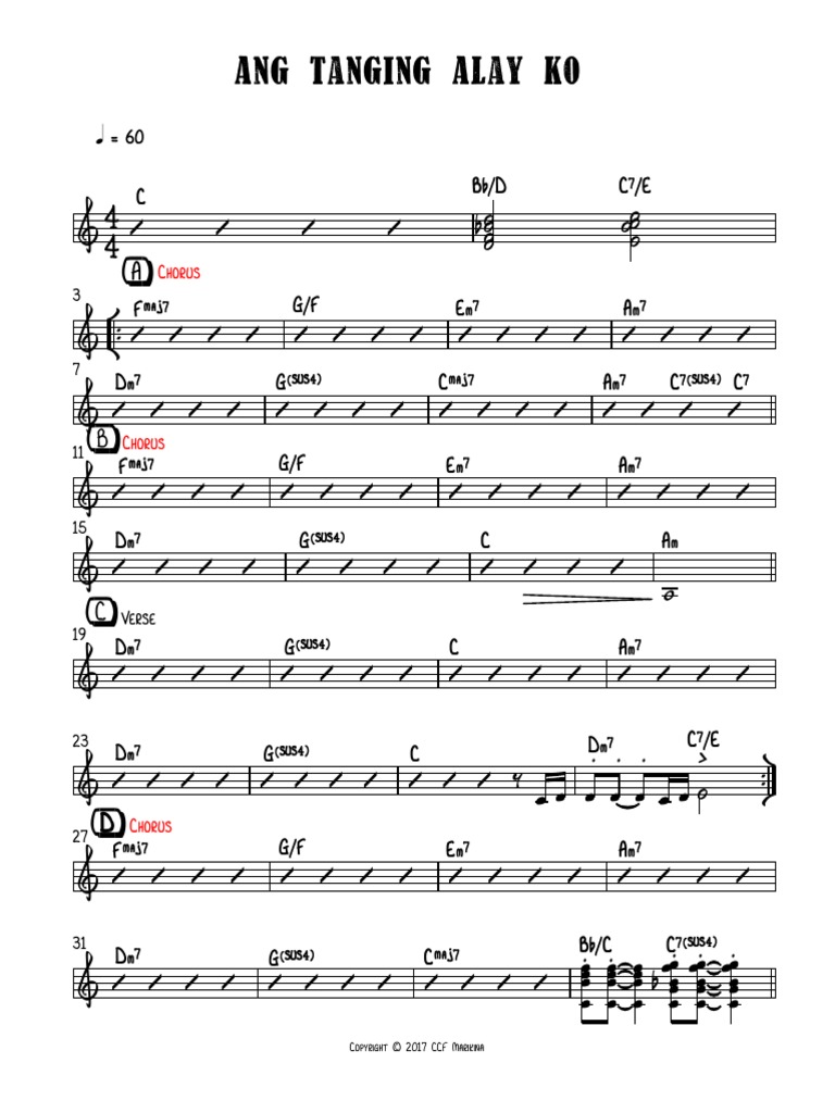 Ang Tanging Alay - Full Score PDF | PDF