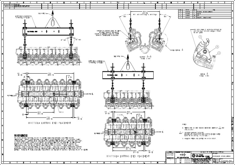 Warning!!!: 16V275Gl+ Lifting Eyes Placement | PDF