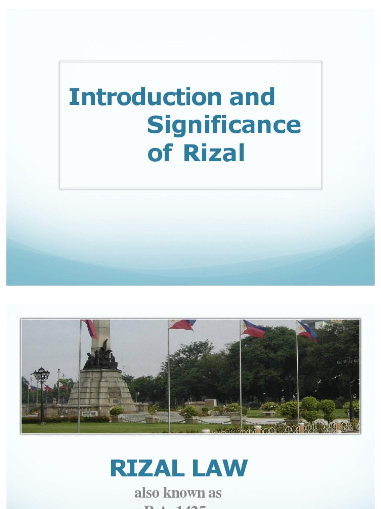 Introduction To The Rizal Course | PDF | Philippines