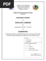 Sample Application Letter For Deped | PDF | Teachers | Schools
