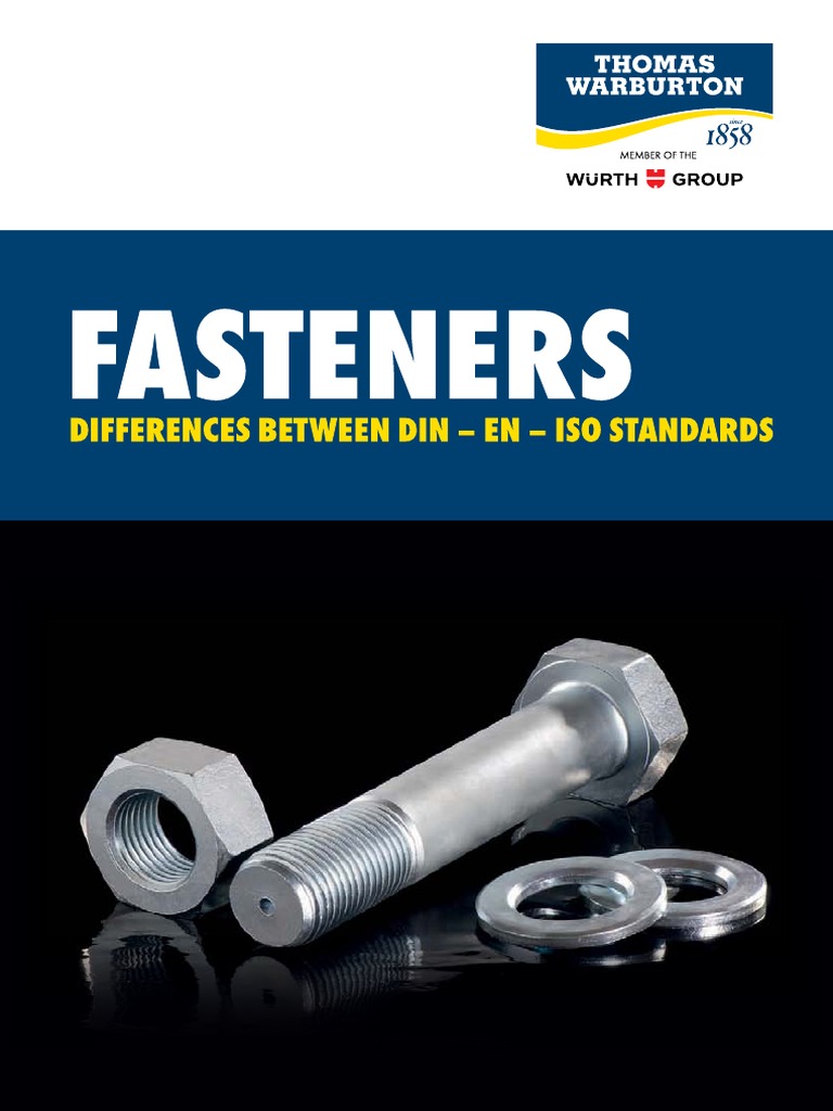 DIN, EN, ISO Fastener Standards Explained | PDF | Screw | Nut (Hardware)