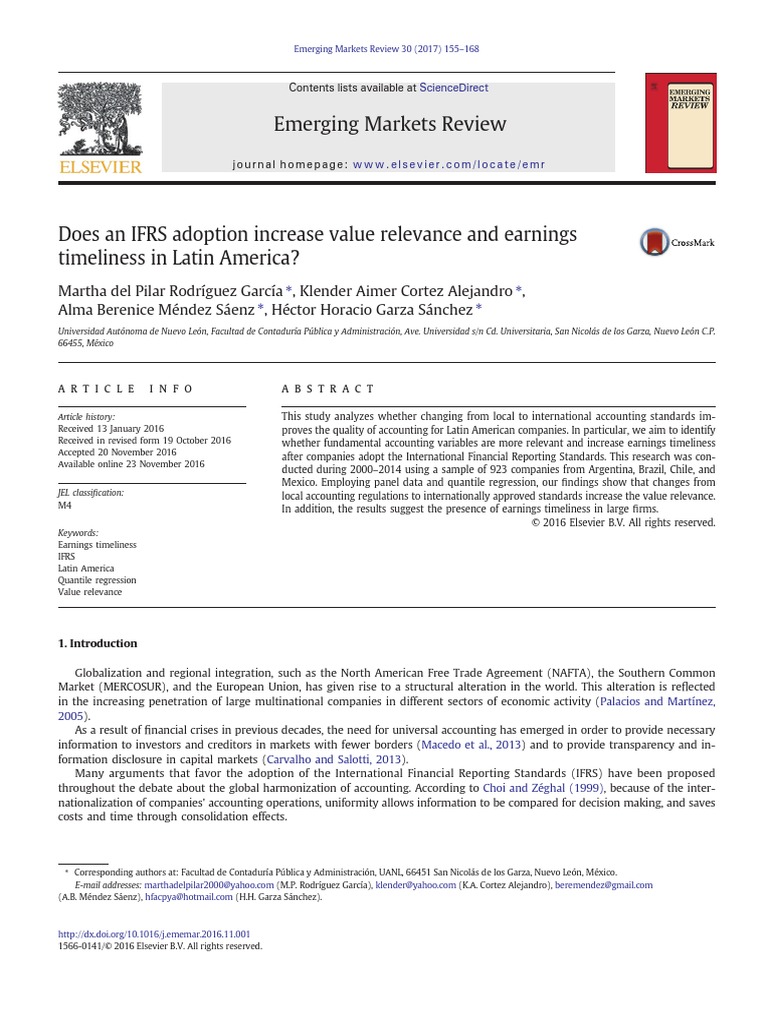 6a-García Et Al2017 - Does An IFRS Adoption Increase Value Relevance | Download Free PDF ...