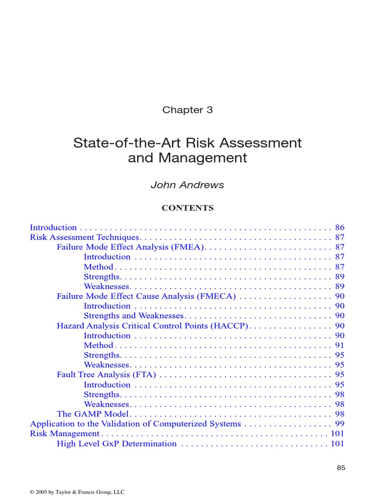 Risk Assesment | PDF | Hazard Analysis And Critical Control Points ...