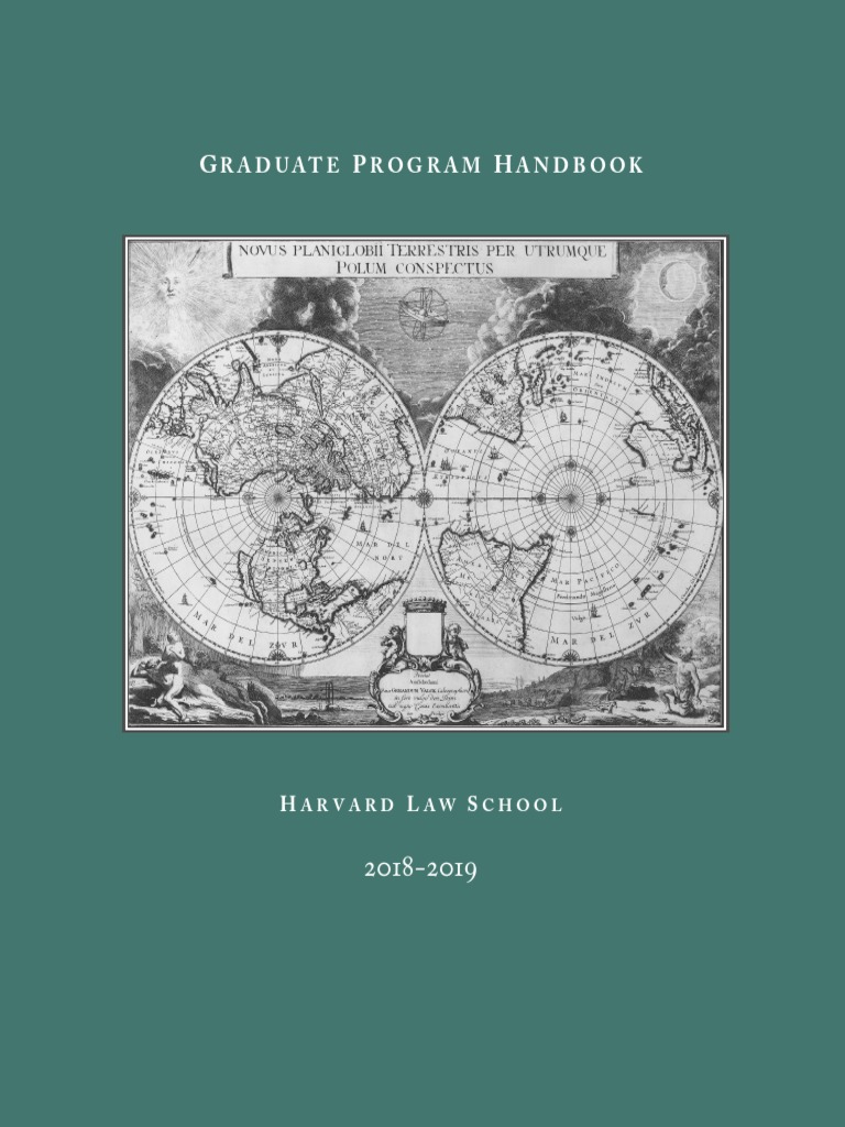 Harvard Law School (HLS) - Graduate Program Handbook 2018-2019 | PDF ...