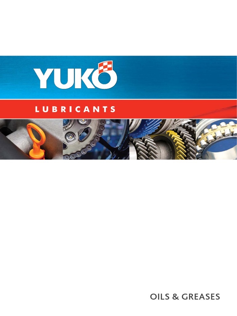 YUKO OIl Catalogs | PDF | Motor Oil | Liquids