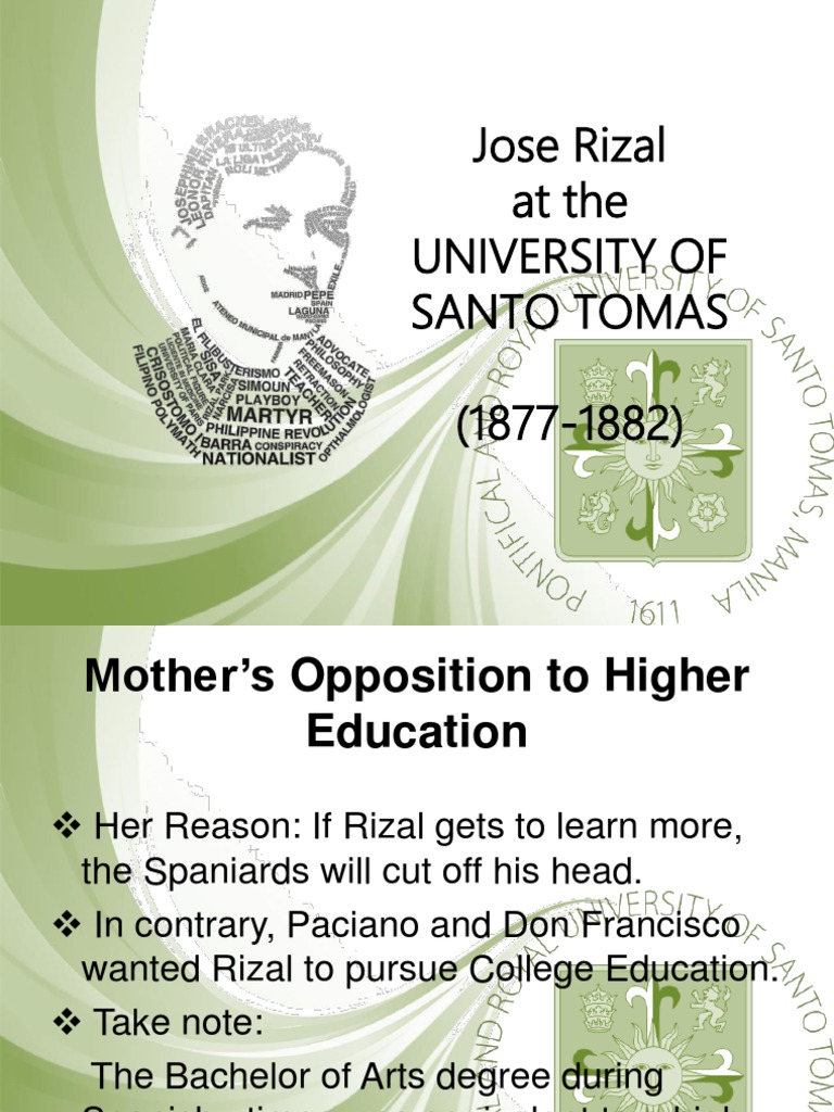 Rizal's Path to Reform: An Analysis of Jose Rizal's Years Studying ...