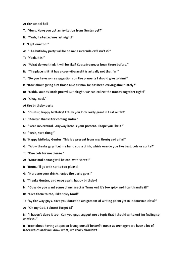 English Dialog | PDF