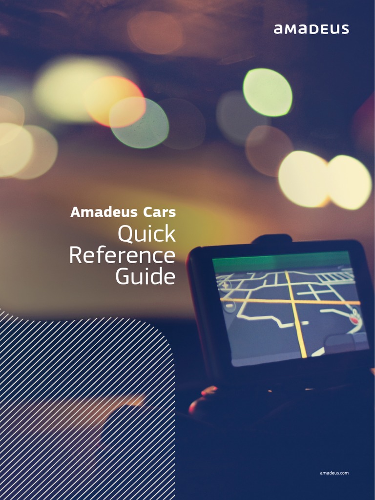 Amadeus Cars Quick Reference Guide | PDF | Luxury Vehicles | Car