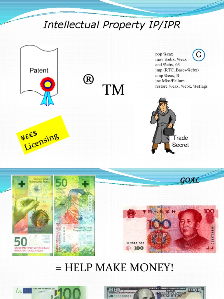 General IP Presentation - Patents, Trademarks, Copyright | PDF | Patent ...