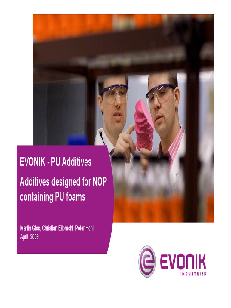 Additives Designed For NOP Containing PU Foams | PDF | Emulsion ...