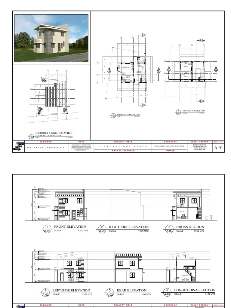 Sample 2 Storey | PDF | Residential Buildings | City Of Brisbane