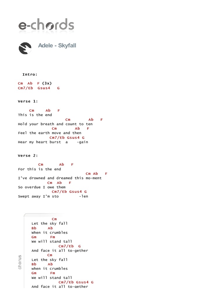 Adele - Skyfall | PDF