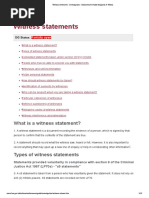 TE9 Witness Statement for Penalty Charge | PDF | Witness | Truth