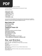 3 Course Dinner Menu | PDF