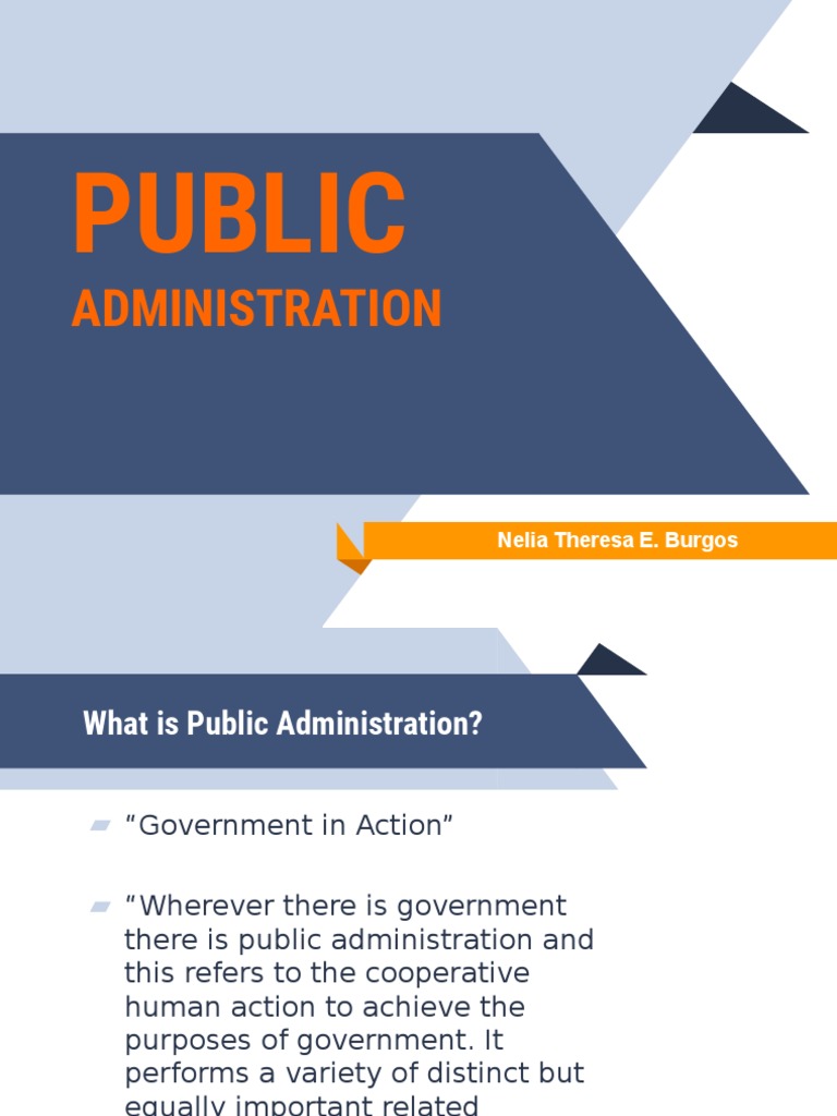 Why Study Public Administration | PDF | Public Administration | Policy