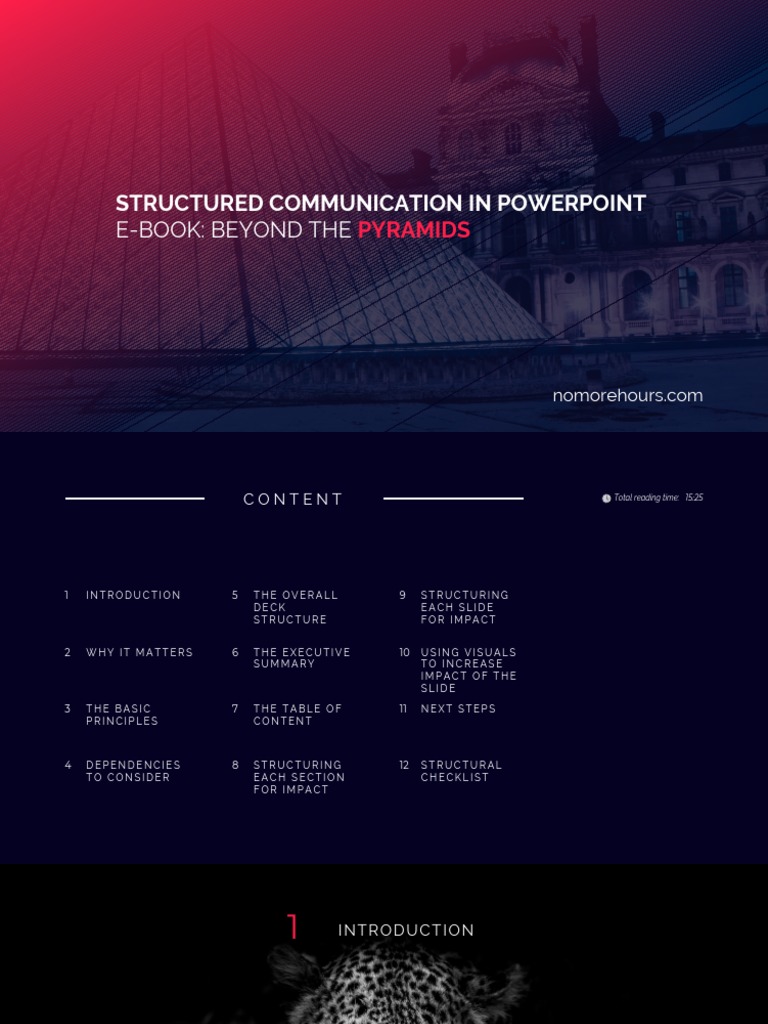 Structured Communication in Powerpoint | PDF | Microsoft Power Point | Attention