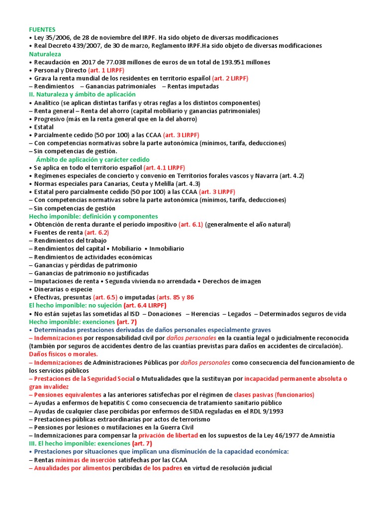 Esquema IRPF | PDF | Gobierno | Economias