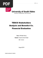 Tesco Stakeholders: Internal and External Analysis | PDF | Tesco ...