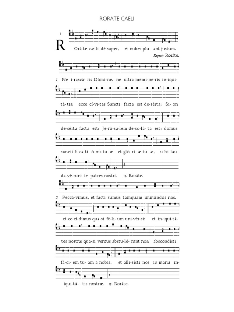 Rorate Caeli PDF | PDF