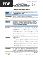 Department of Education: Post Activity Report | PDF | Internet ...
