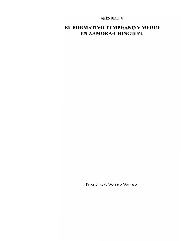 Cultura Mayo-Chinchipe en Zamora | PDF | Andes | Cerámica