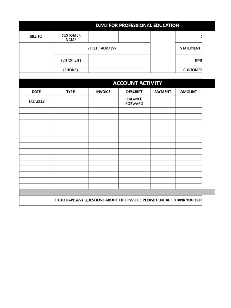 DMI Excel Sheet | PDF | Invoice | Business