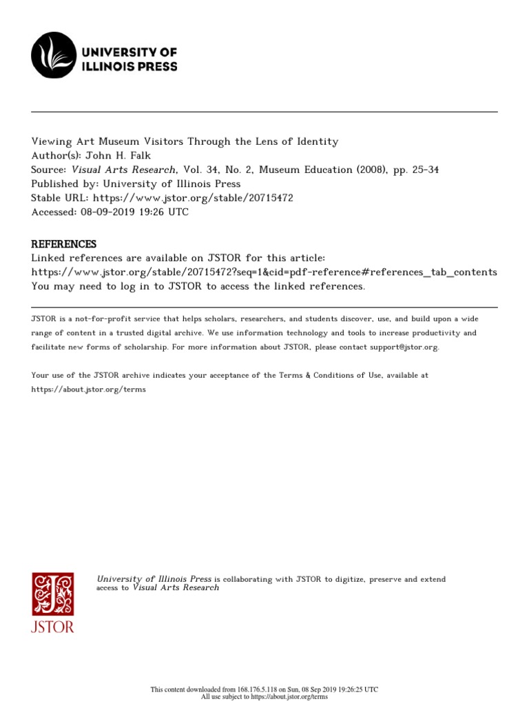 Identity-Driven Museum Visits | PDF | Identity (Social Science) | Museum