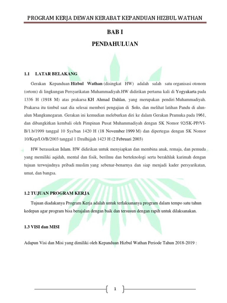 Program Kerja | PDF | Karier & Perkembangan | Bisnis