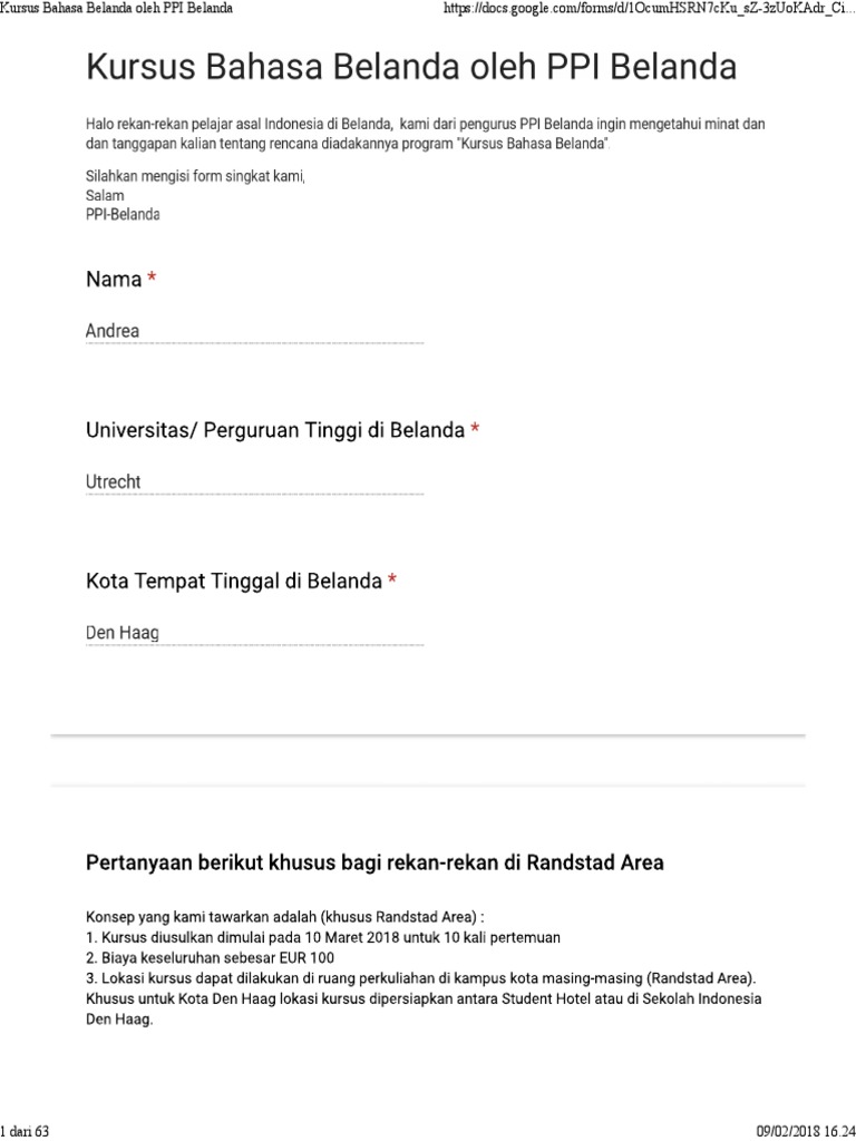 Kursus Bhs Belanda PDF | PDF | Karier & Perkembangan | Bisnis