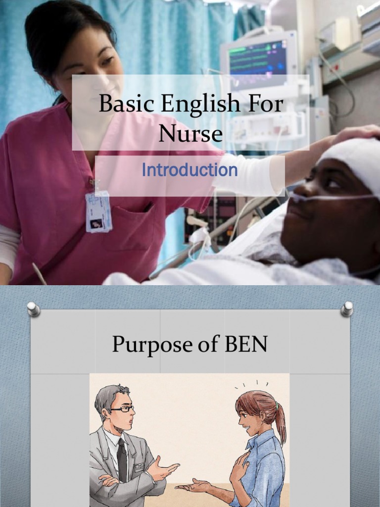 Basic English For Nurse | PDF