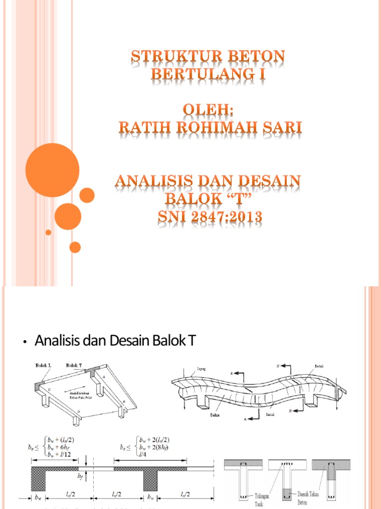 Analisis Balok T | PDF