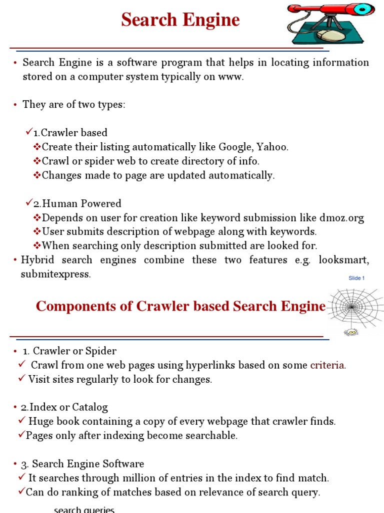 Web Crawling and Search Engine Basics | PDF | Web Search Engine ...