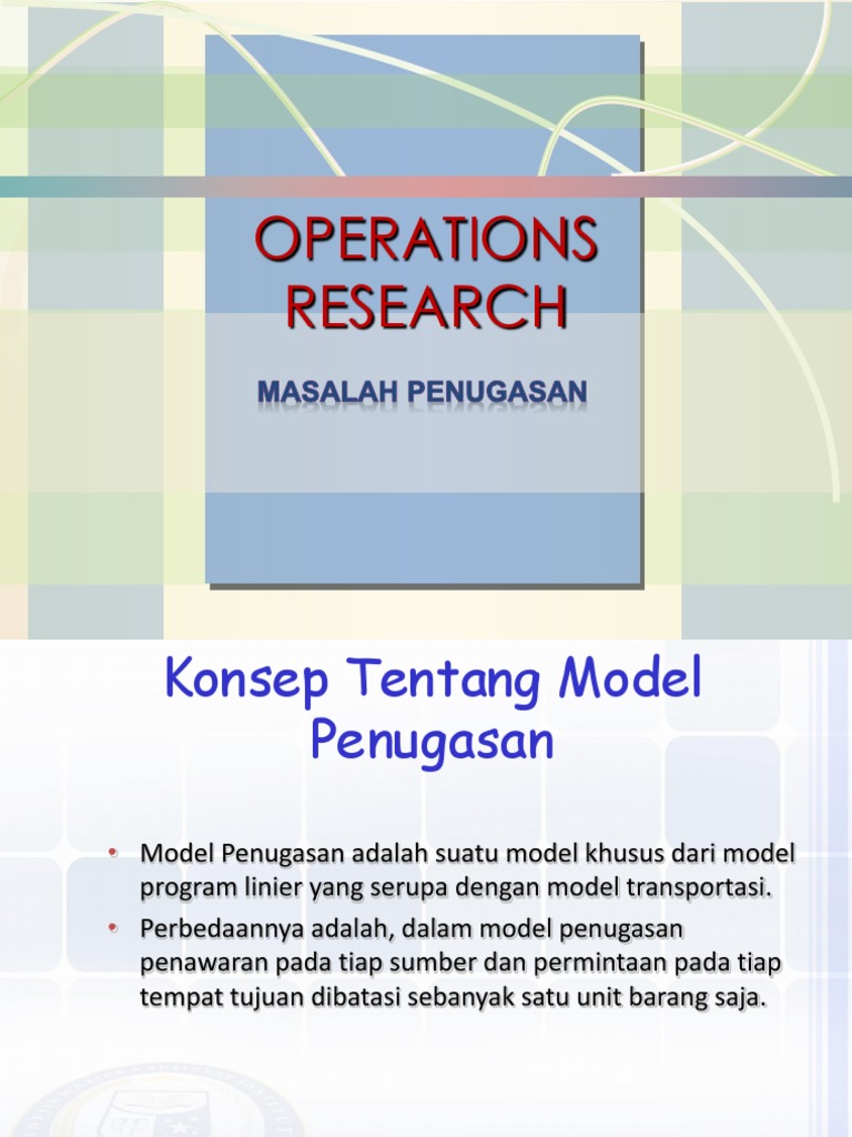 Masalah Penugasan | PDF