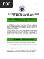 Interim Guidelines For The Department of Education Performance ...