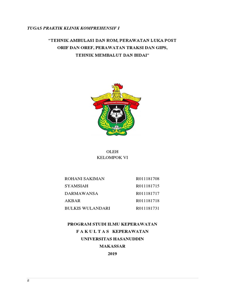 Mobilisasi, ROM. Oref-Orif, Gips Dan Traksi | PDF