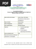 Narrative Report On Tree Planting Activities SCHOOL YEAR 2019-2020 I ...