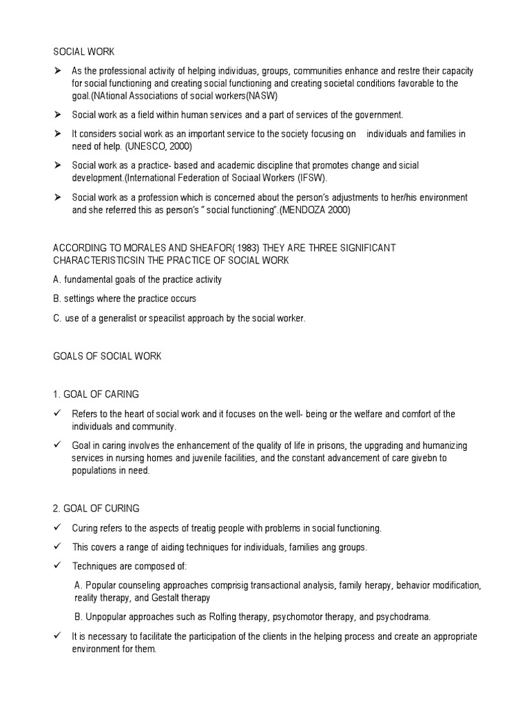 Social Work | PDF | Social Work | Nursing Home Care